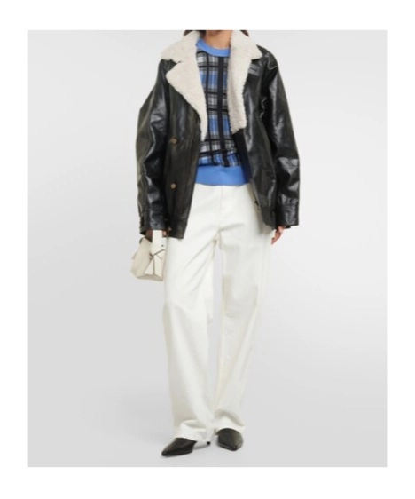 Dodo Bar Or Menash Shearling-lined Leather Jacket