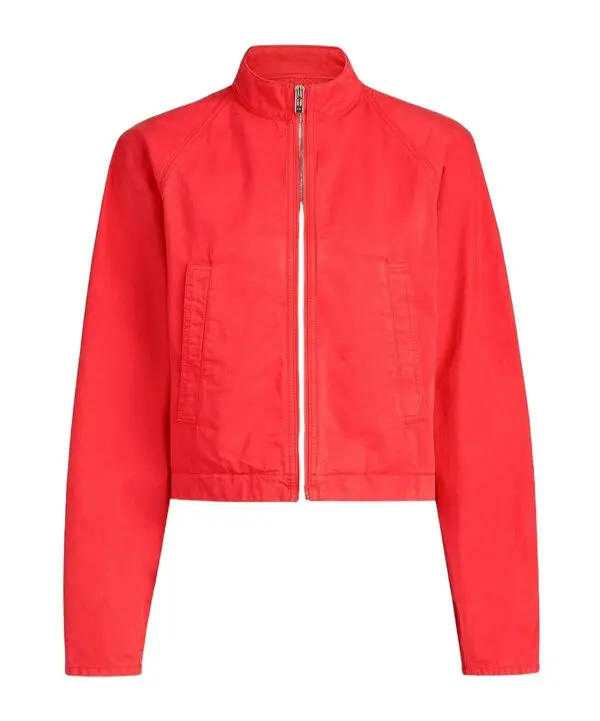 Alaïa Cowboy Stand Collar Jacket