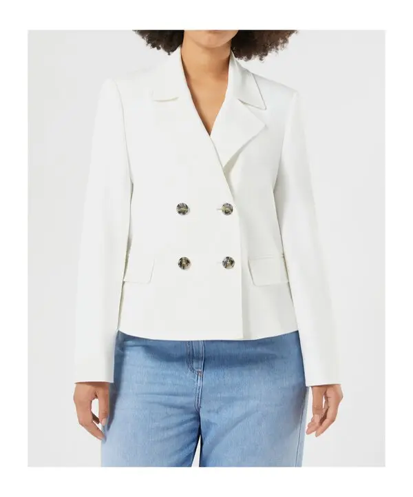 PERSONA BY MARINA RINALDI Flared Fit Pea Coat