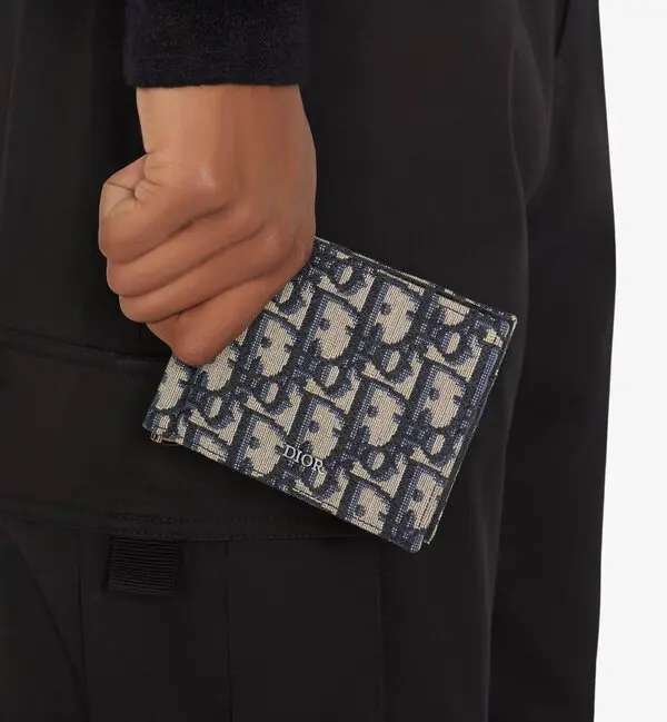 Dior Wallet With Bill Clip