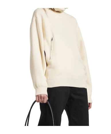 Balenciaga Half-zip Knitted Jumper