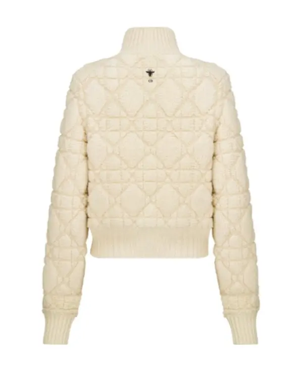 Dior Macrocannage Zipped Cardigan