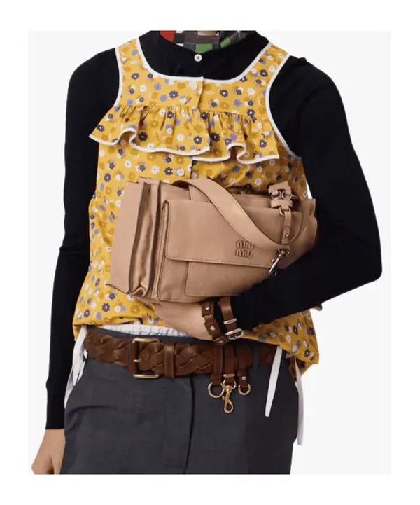 Miu Miu Zippered Shoulder Bag