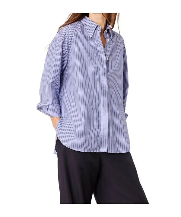Officine Générale Long Sleeve Shirt With Classic Collar