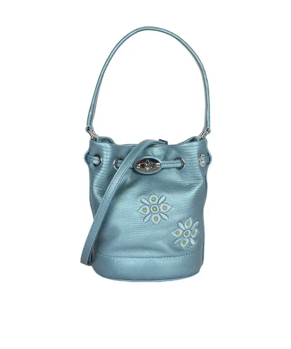 ZANELLATO Embroidered Floral Pattern Shoulder Bag