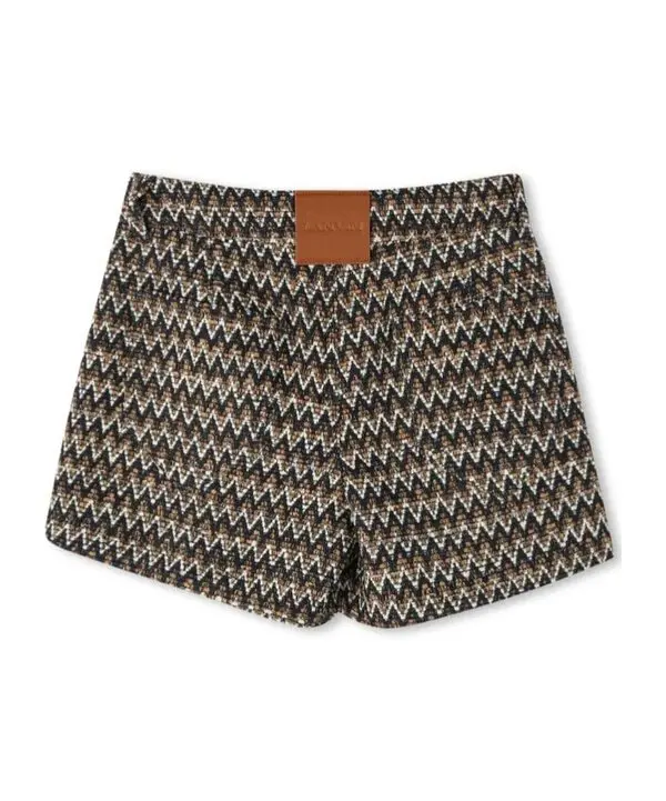 LANVIN Asymmetrical Hem Shorts