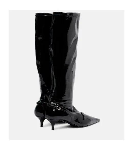 Magda Butrym Patent Leather Knee-high Boots