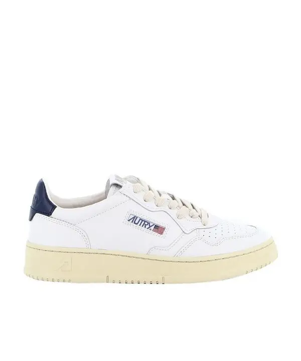 AUTRY Logo Low Upper Board Sneakers - White