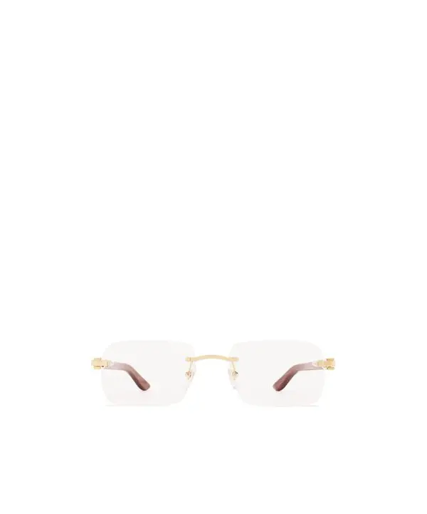 Cartier Rectangle Frame Glasses - White