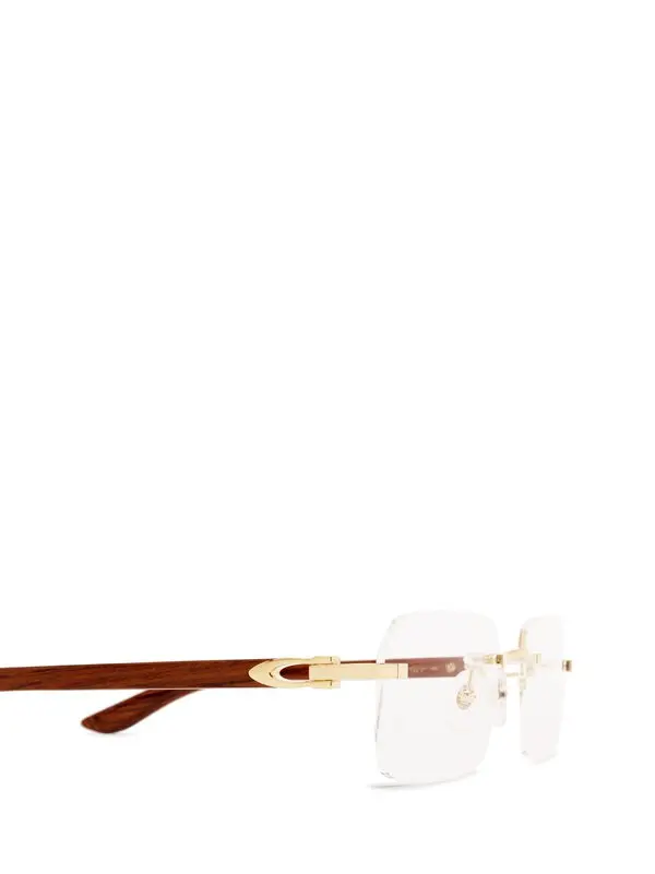 Cartier Rectangle Frame Glasses