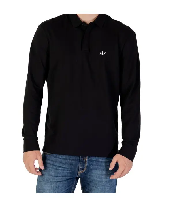 Armani Exchange Long-sleeved Polo Shirt