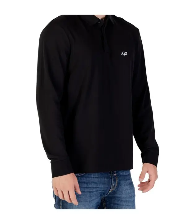 Armani Exchange Long-sleeved Polo Shirt