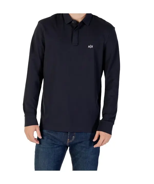 Armani Exchange Long-sleeved Polo Shirt
