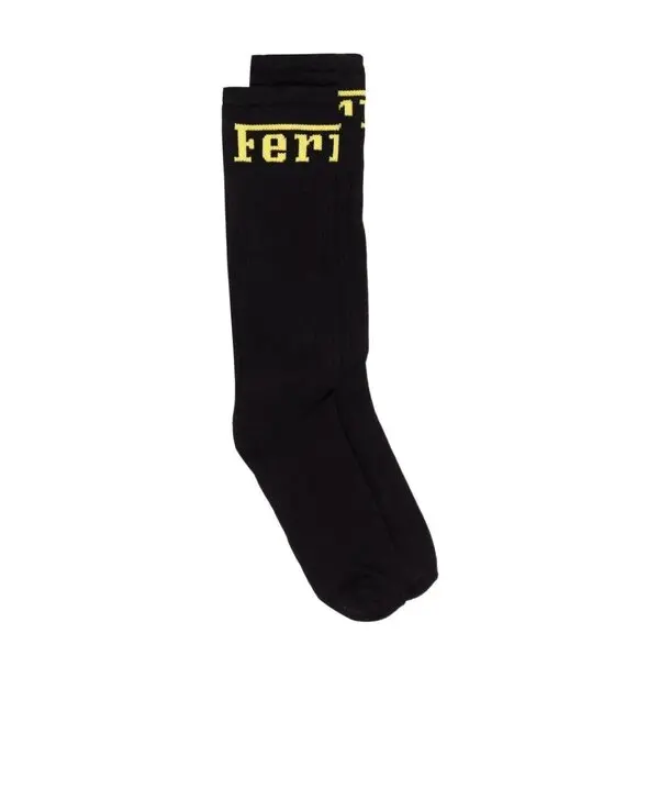 FERRARI Logo-knit Socks