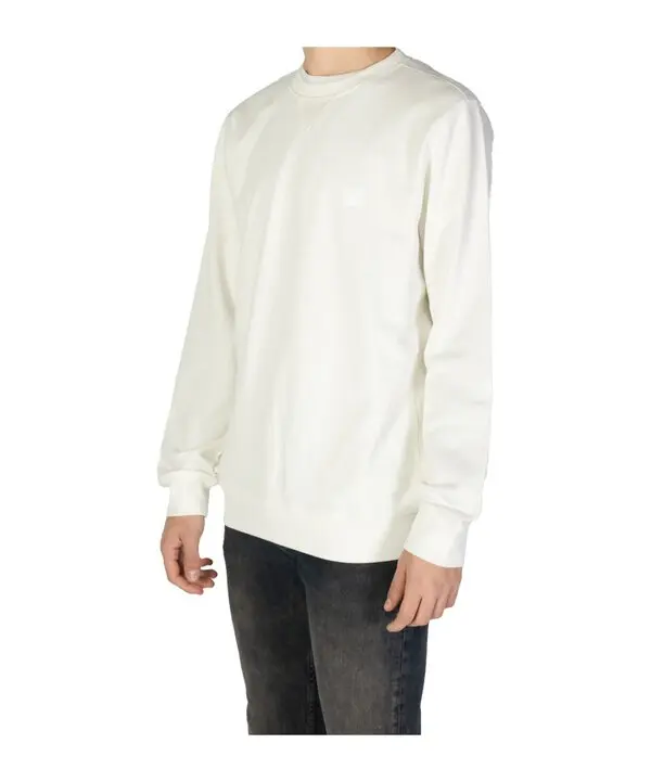 Hugo Boss Logo Patch Cotton Terry Sweatshirt