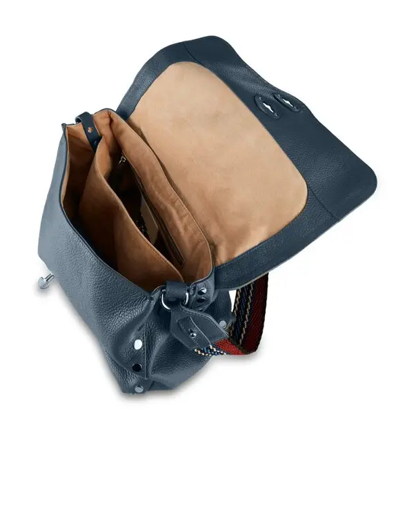 ZANELLATO Logo Shoulder Bag - Blue