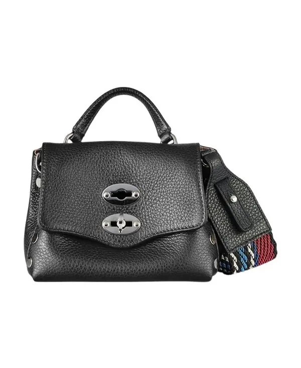 ZANELLATO Logo Shoulder Bag - Black