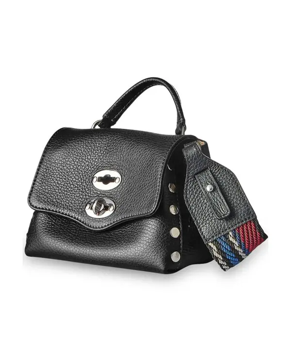 ZANELLATO Logo Shoulder Bag - Black