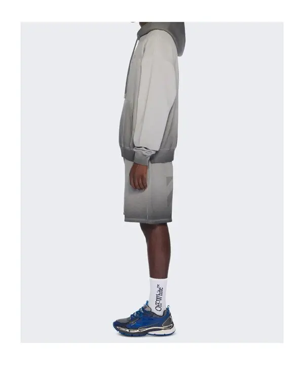 Off-White Long Sleeve Hooded Sweatshirt