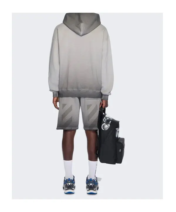 Off-White Long Sleeve Hooded Sweatshirt