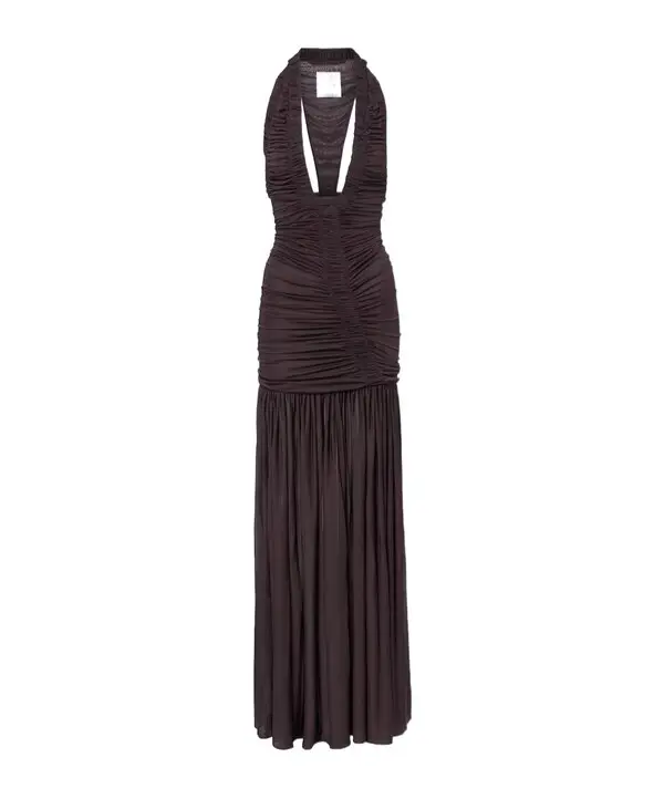 Christopher Esber Pleated Backless Dress