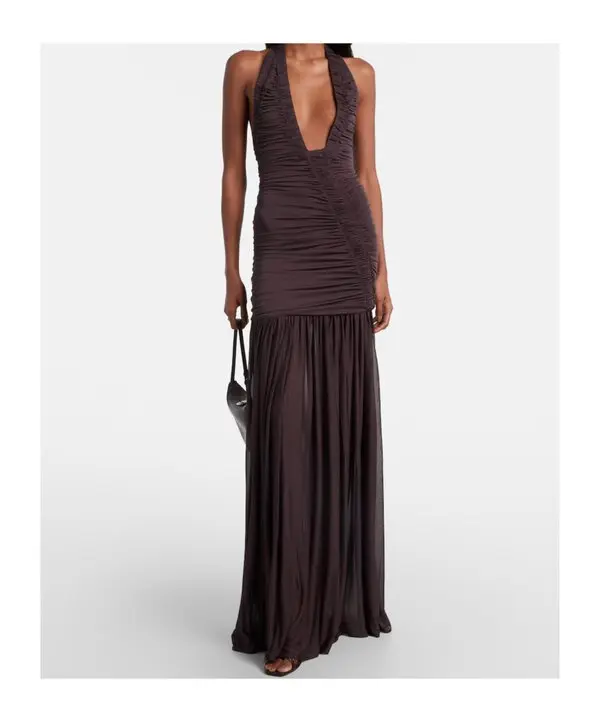 Christopher Esber Pleated Backless Dress