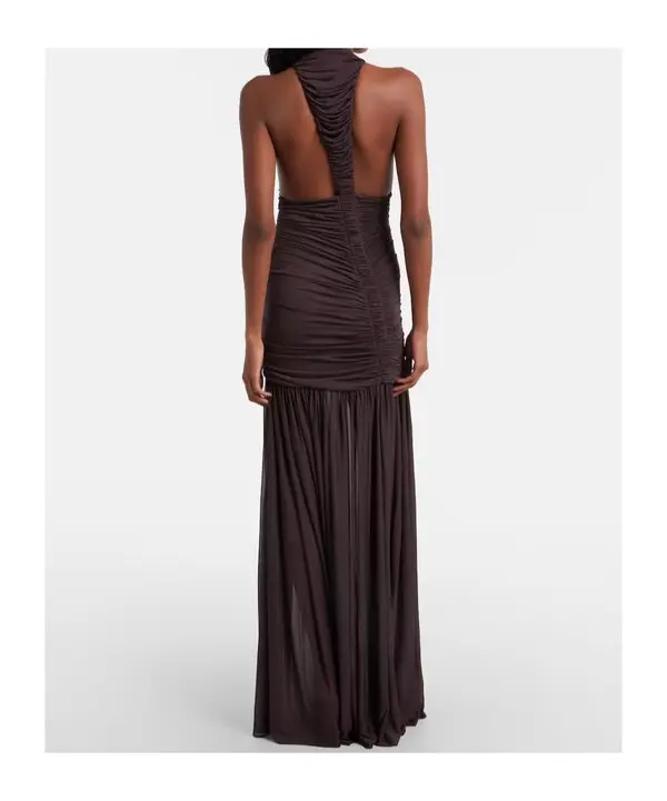 Christopher Esber Pleated Backless Dress
