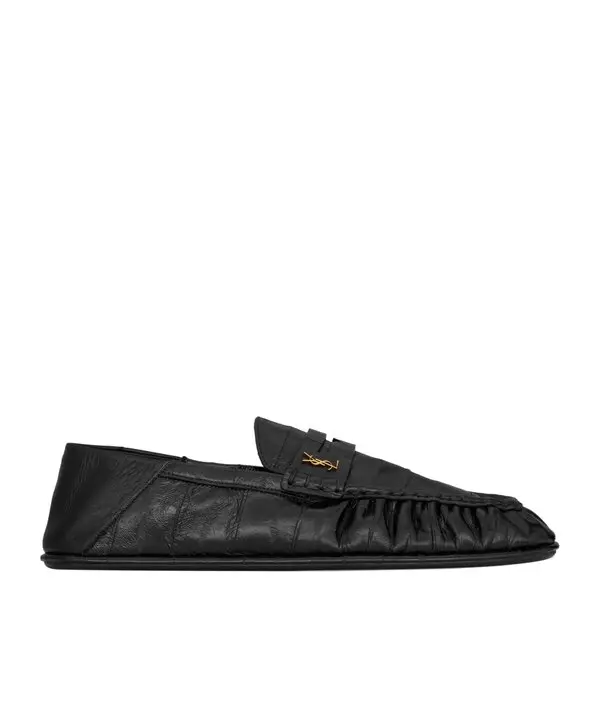 Saint Laurent Le Loafer Foldable In Eel