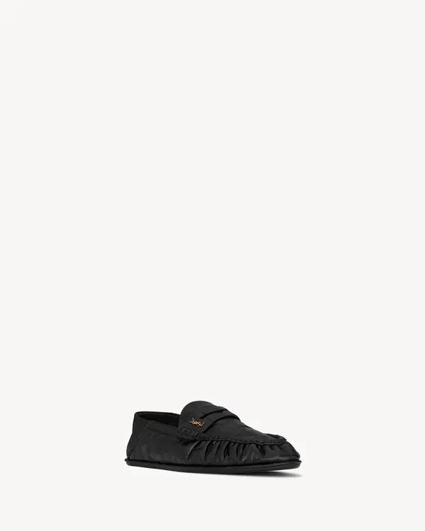 Saint Laurent Le Loafer Foldable In Eel