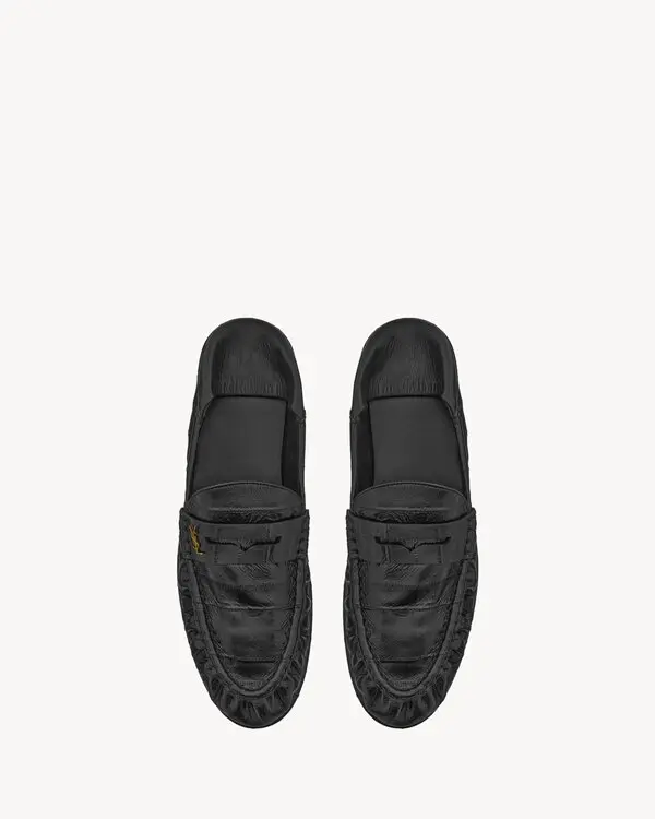 Saint Laurent Le Loafer Foldable In Eel