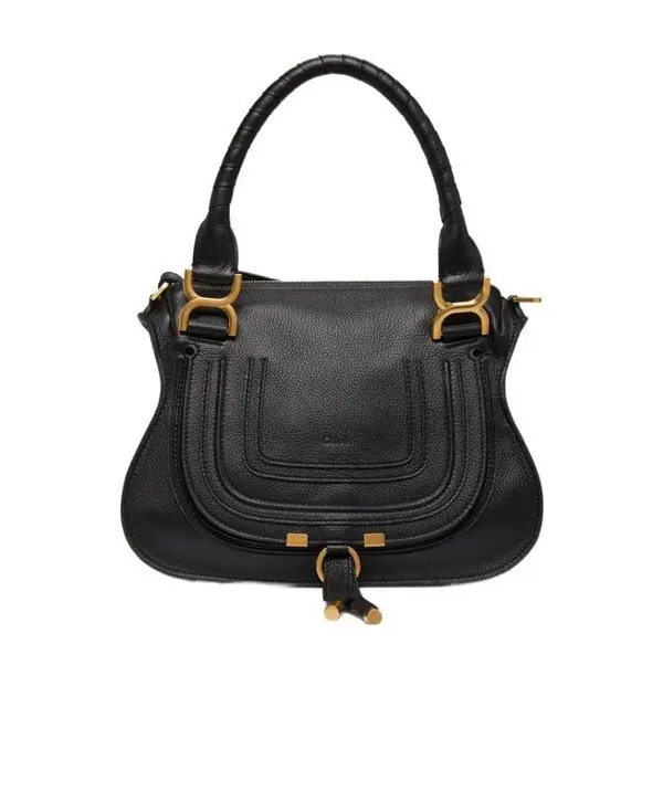 Chloé Detachable Shoulder Strap Zipper Opening And Closing Shoulder Bag - Black