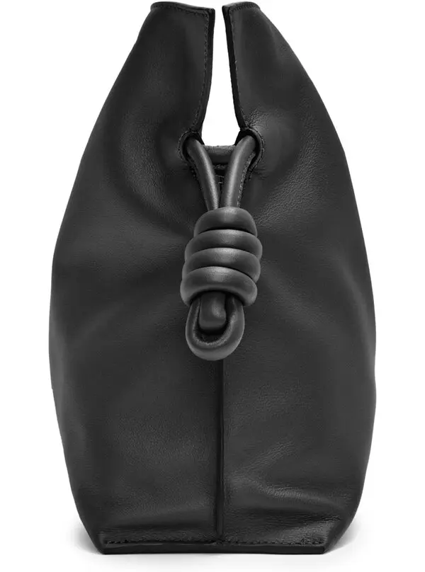 Loewe Medium Flamenco Clutch In Nappa Calfskin - Black