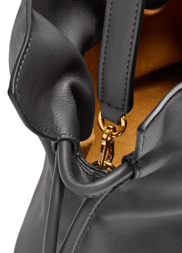 Loewe Medium Flamenco Clutch In Nappa Calfskin - Black