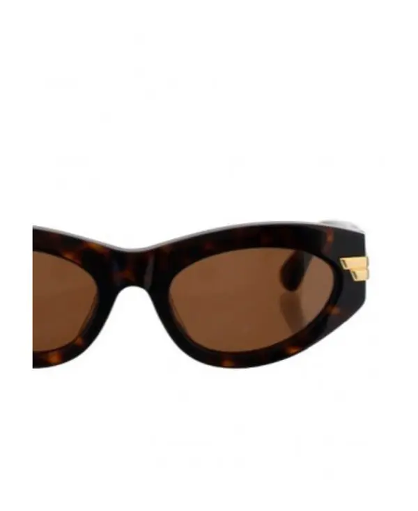 Bottega Veneta Oval Frame Sunglasses