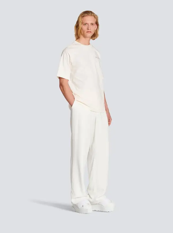 Balmain Cotton T-shirt With Small Logo