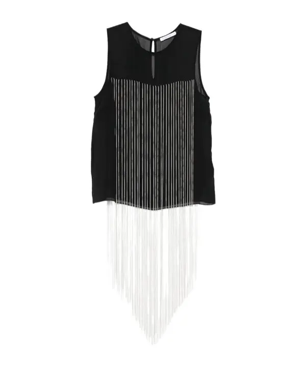 Patrizia Pepe Fringed Blouse