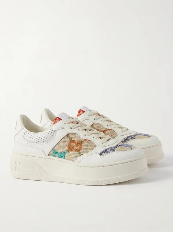 Gucci Gg Crossover Lace-up Sneakers