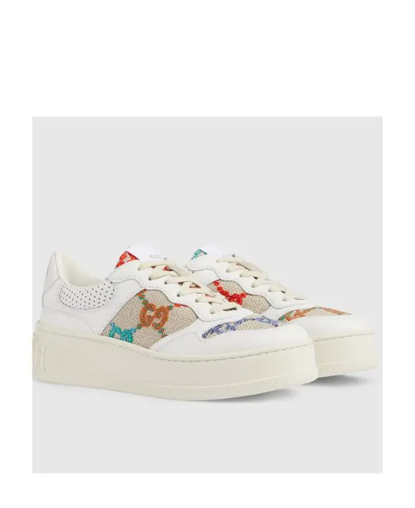 Gucci Gg Crossover Lace-up Sneakers