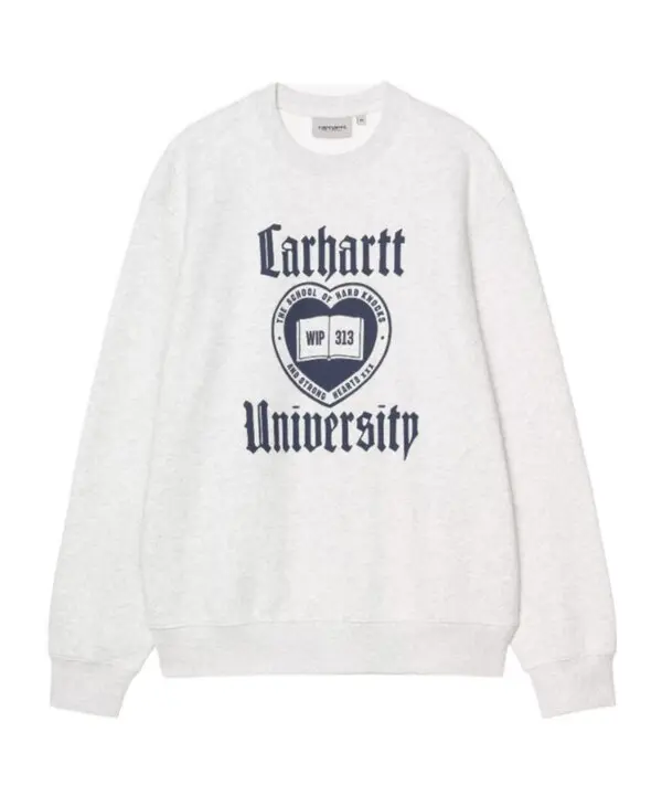 Carhartt Work In Progress Schooling Sweatshirt - Ash Heather