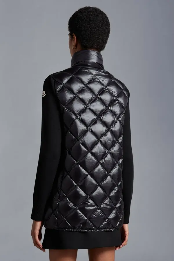 Moncler Padded Wool Cardigan