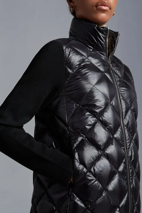 Moncler Padded Wool Cardigan