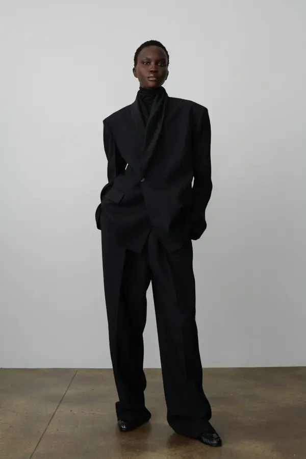 THE ROW Double-breasted Tuxedo Suit Coat