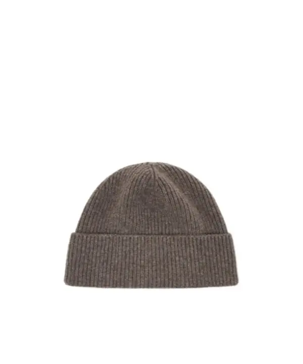 Giorgio Armani Ribbed Cashmere Beanie