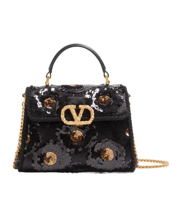 Valentino Garavani Sequined Shoulder Bag