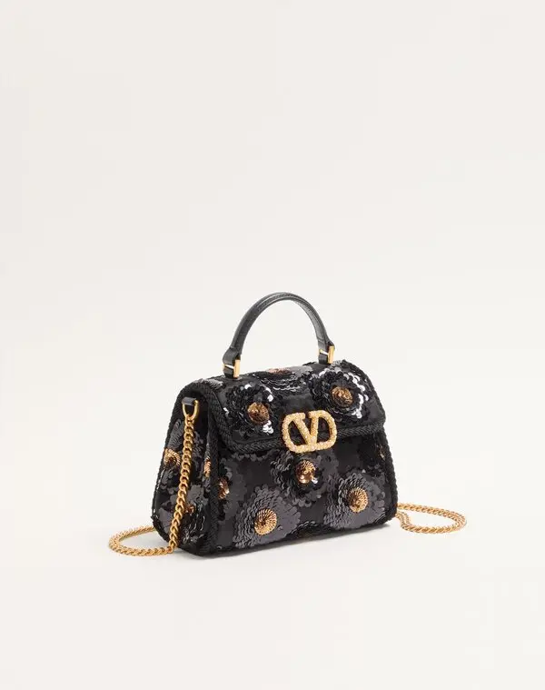 Valentino Garavani Sequined Shoulder Bag