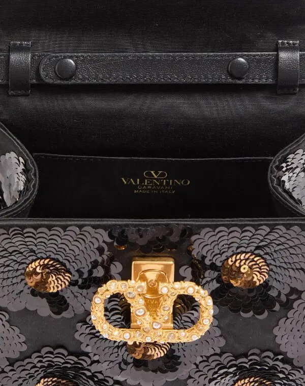 Valentino Garavani Sequined Shoulder Bag