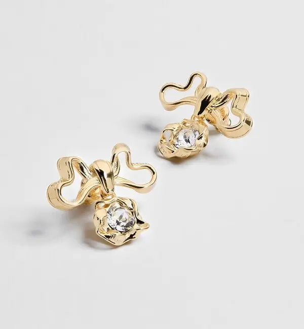 Dior Twisted Bow Earrings