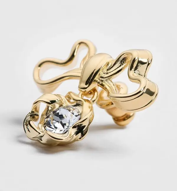 Dior Twisted Bow Earrings