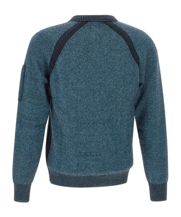 C.P. COMPANY Lens Appliqué Crew Neck Knitwear