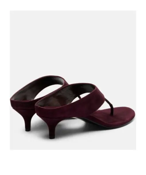 Magda Butrym Suede Thong Sandals